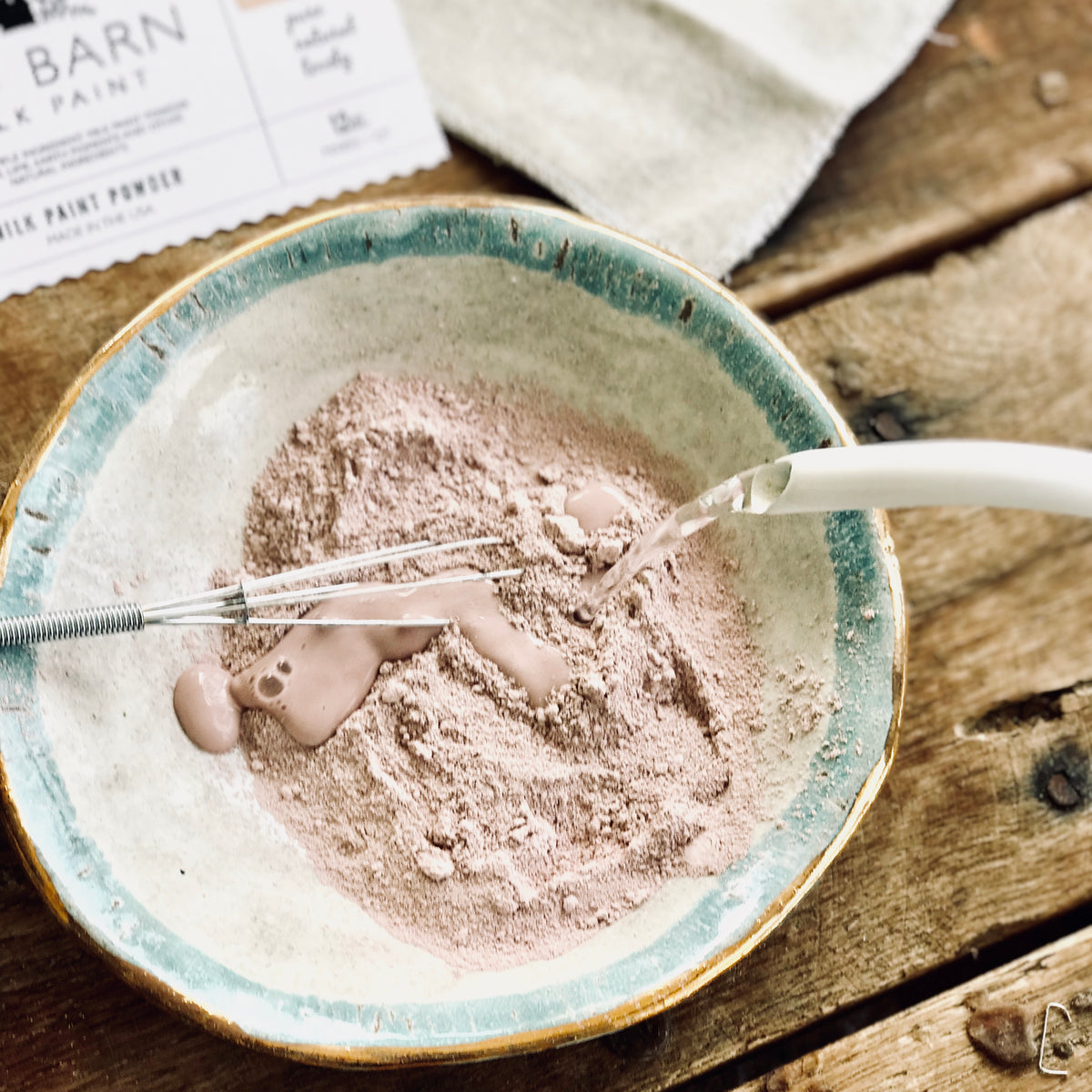 How to mix milk paint– Rove + Dwell